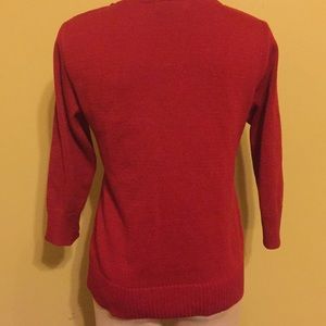Putorti | Sweaters | Neiman Marcus Putorti Red Ribbed Scoop Neck | Poshmark
